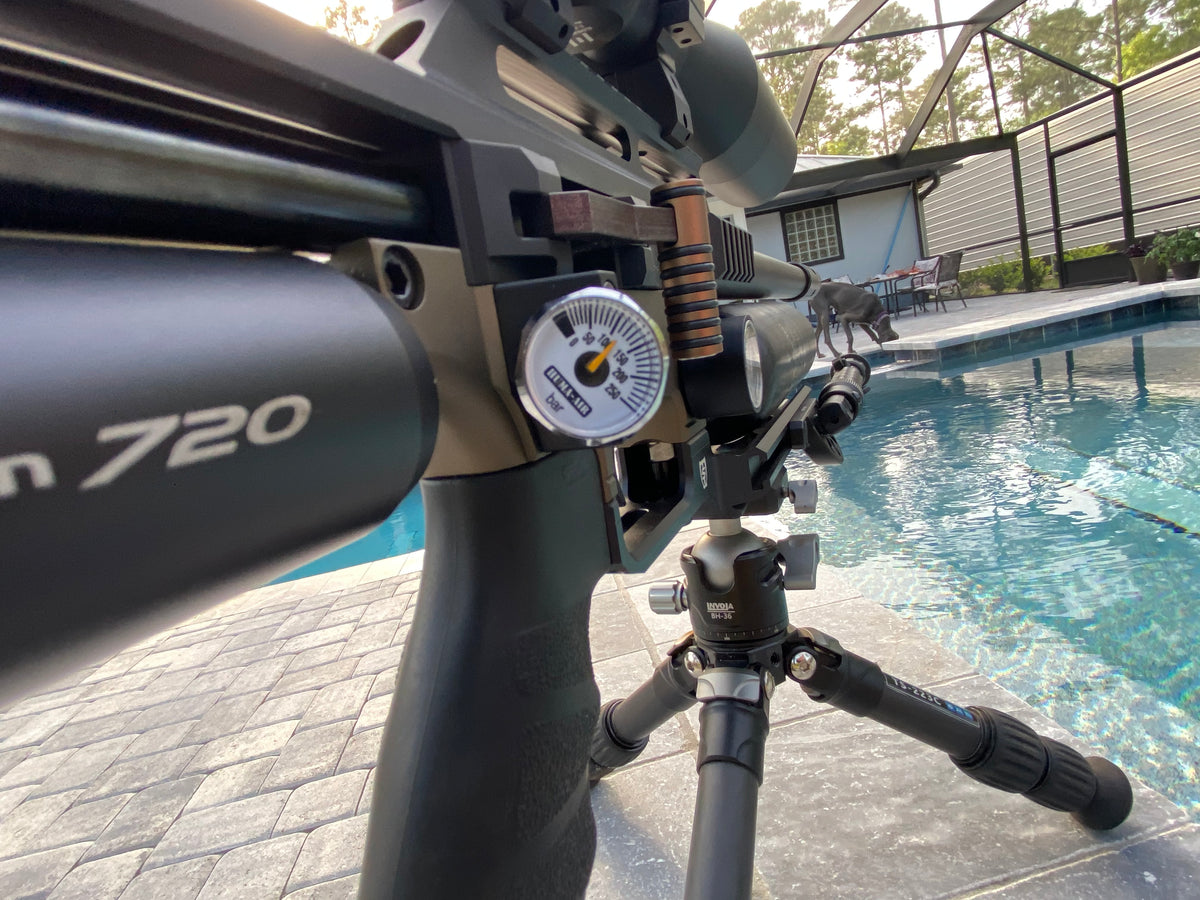 FX M3 Angled Manometer Mount – Southern Precision Air Weapons LLC.
